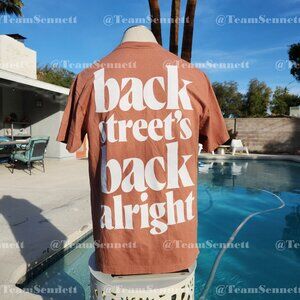 Backstreet Boys | Shirts | New 226 Backstreet Boys Orange Sphere Shirt ...